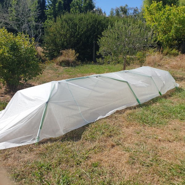 Frost Cloth (2 x 10 M) and Clamps. - Flexi Garden Frames