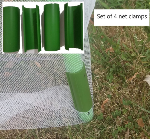 Net clamps x 4 - Flexi Garden Frames